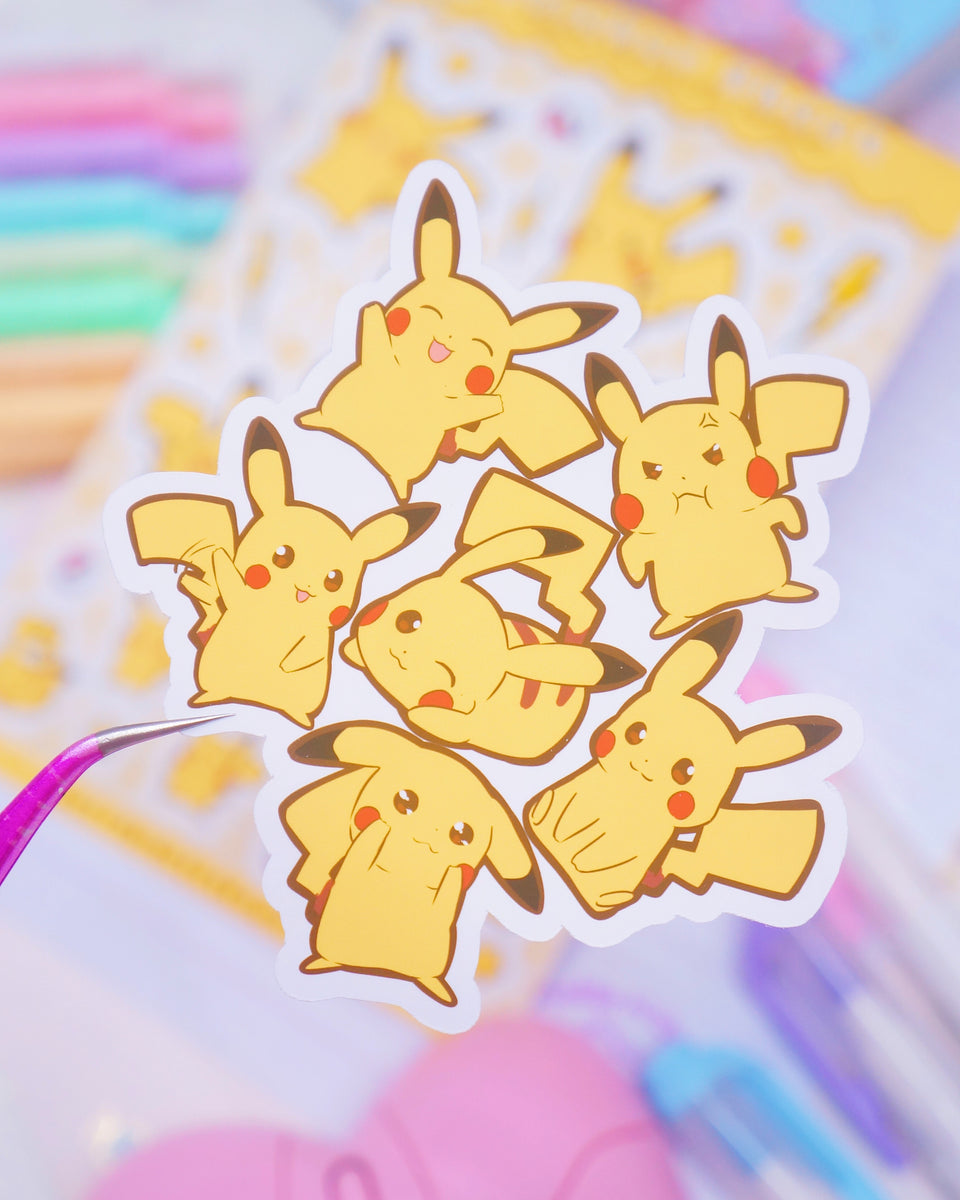 Pika Sticker Sheet – SweetPrincessKawaii