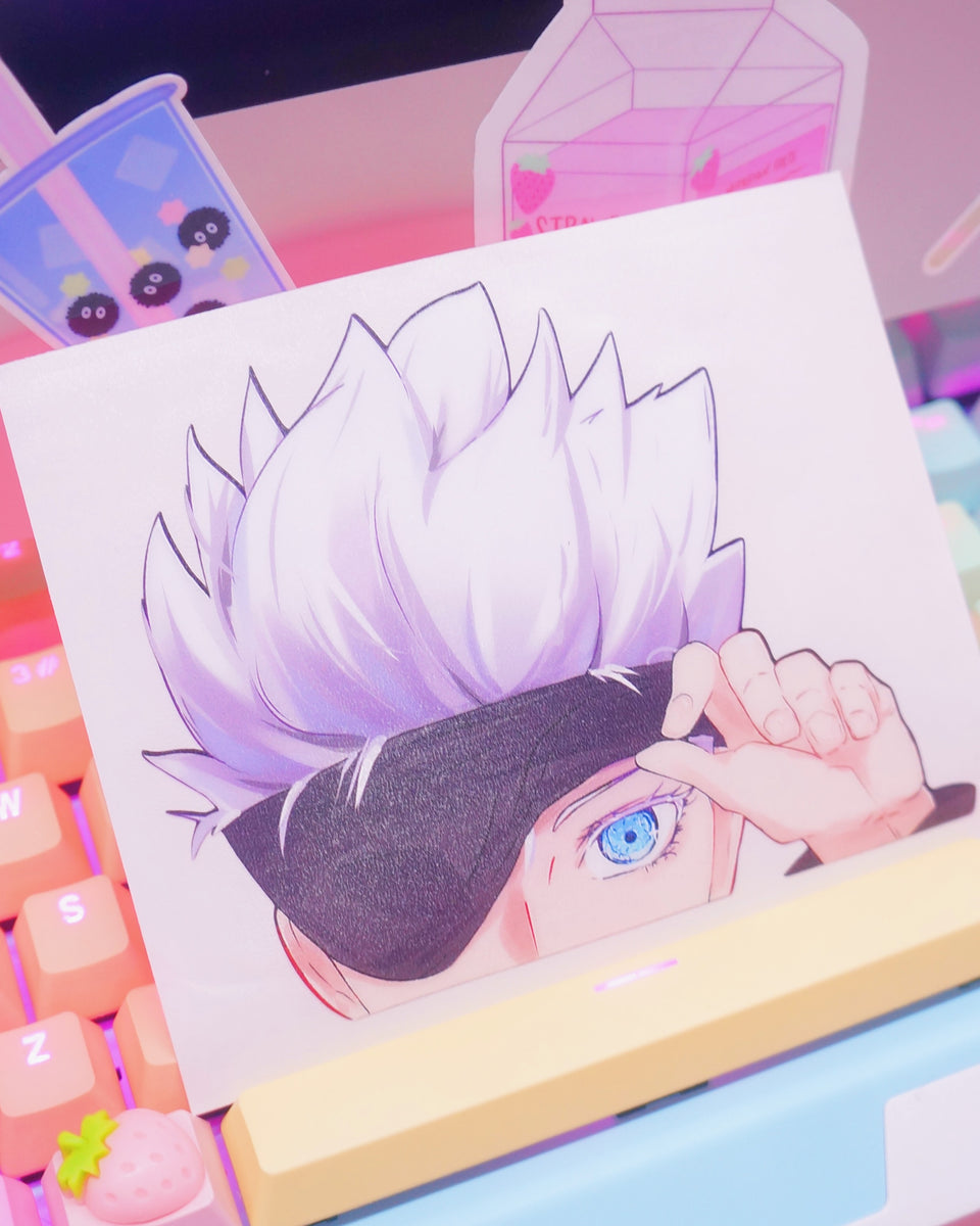 Gojo Car Peeker Sticker Decal – SweetPrincessKawaii