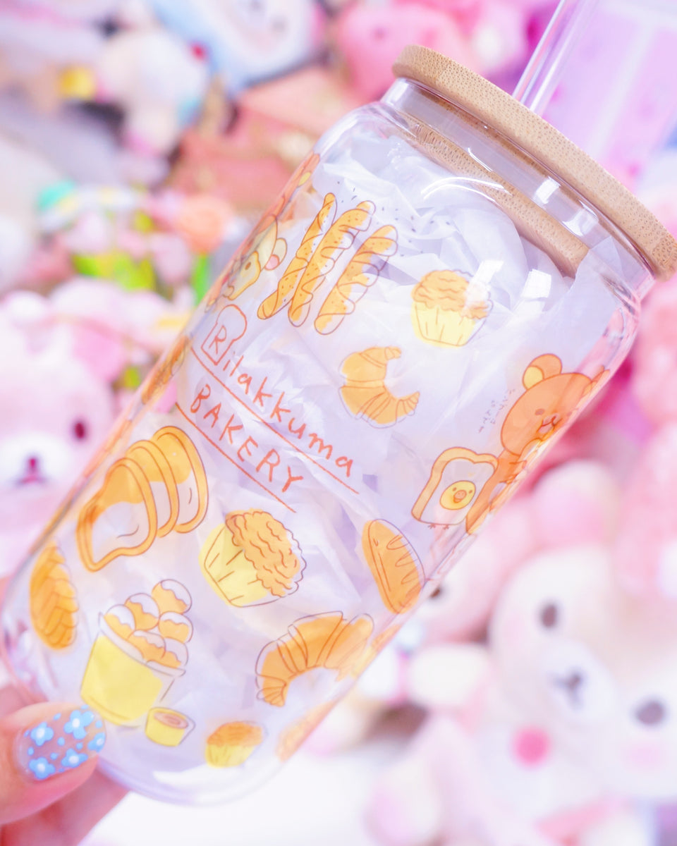 Kuma Bakery Glass Can 16oz – SweetPrincessKawaii